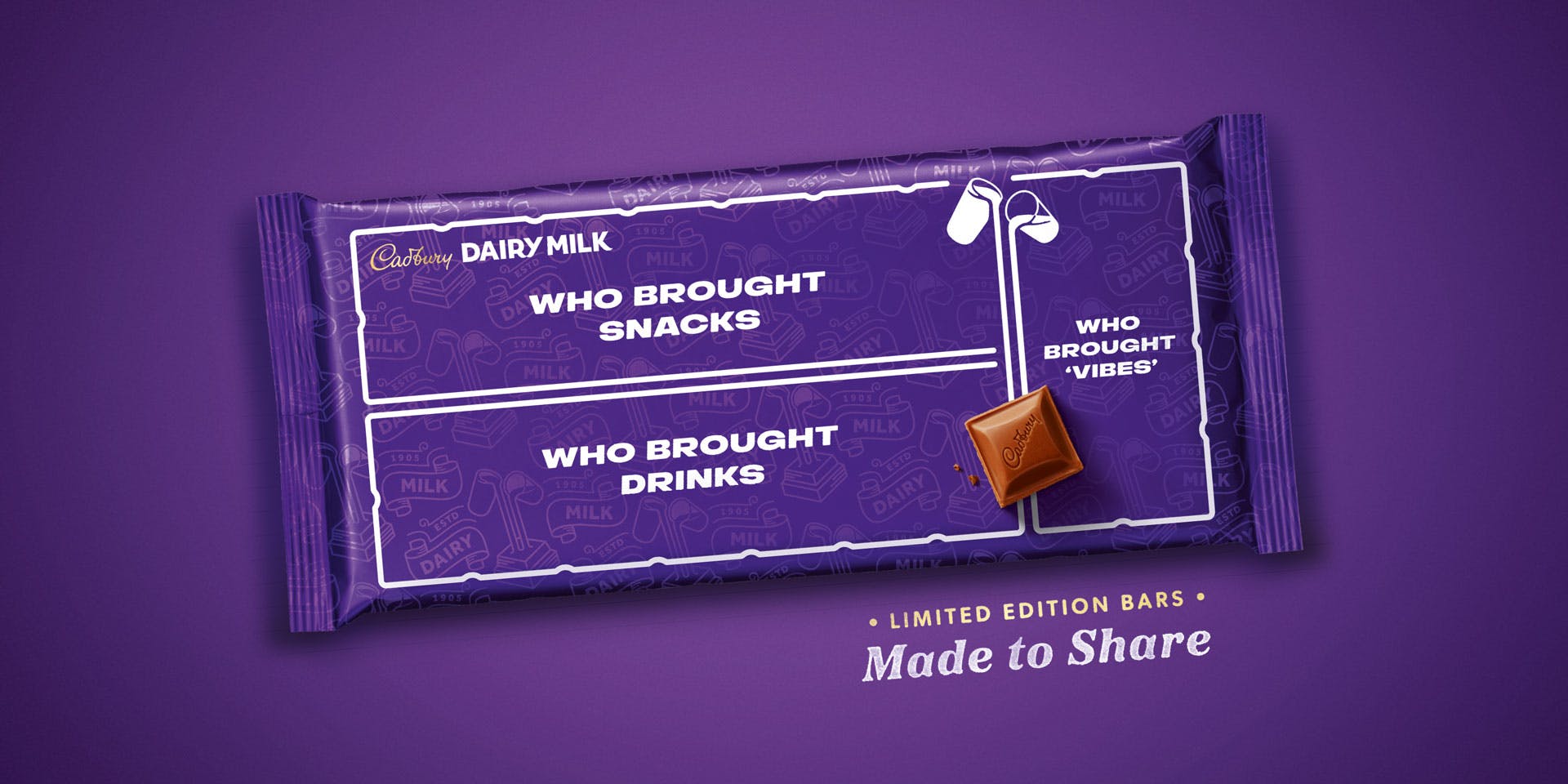 Cadbury’s new packaging shows why it’s made for sharing