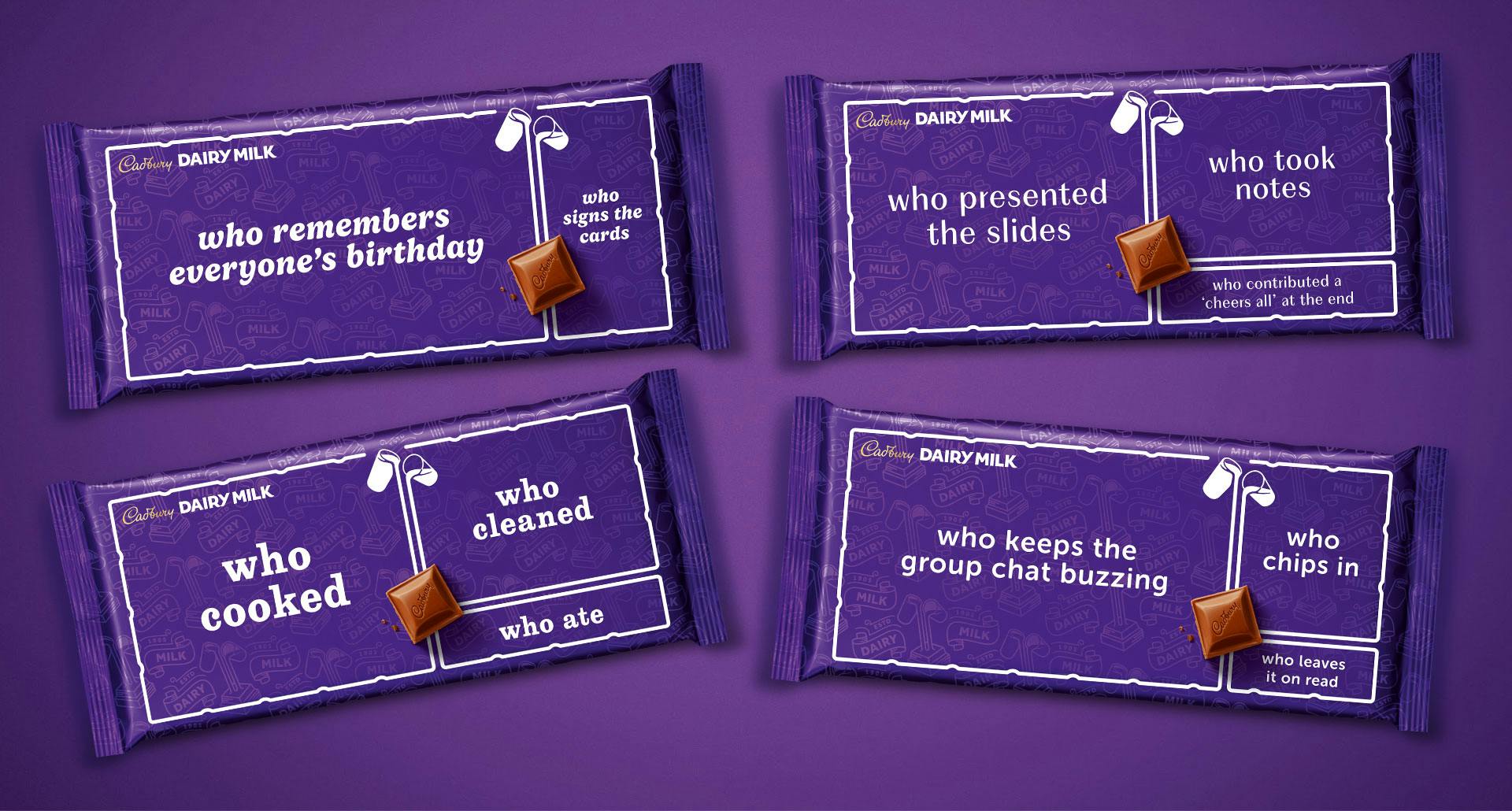 Cadbury’s new packaging shows why it’s made for sharing
