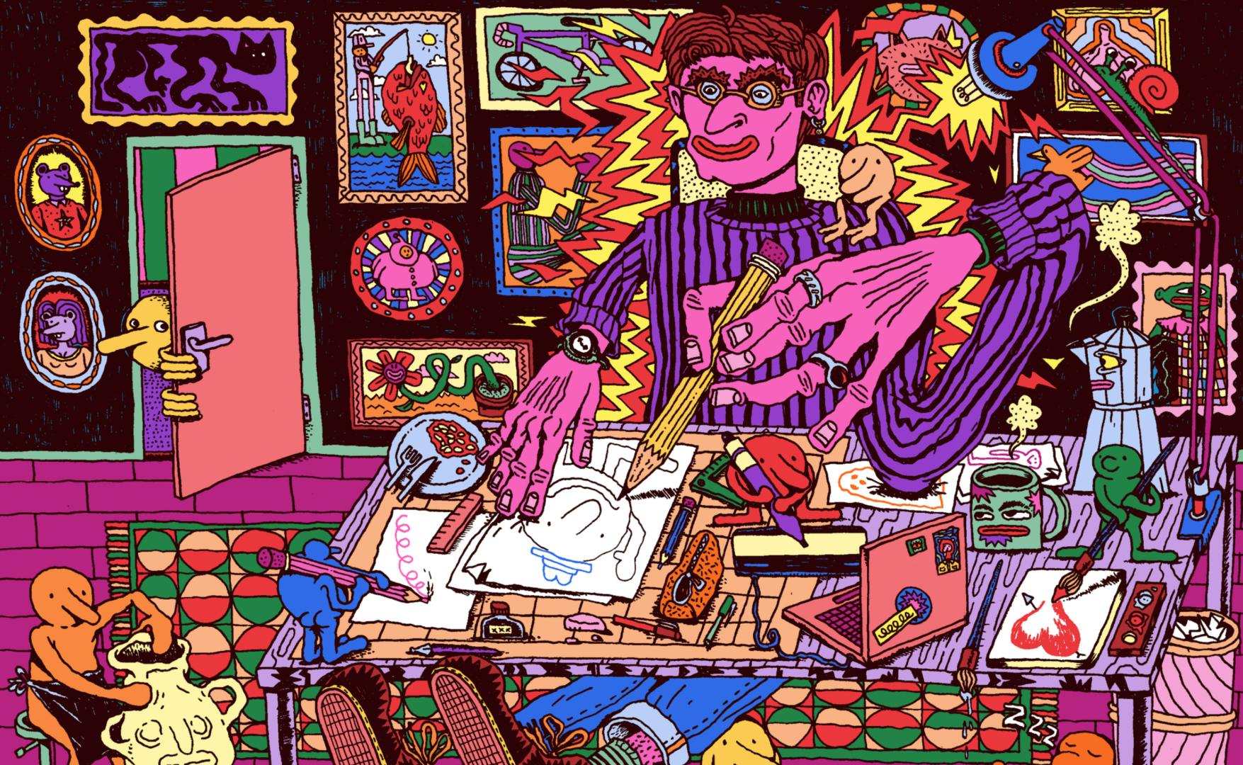 Melcher Oosterman’s healthy obsession with drawing