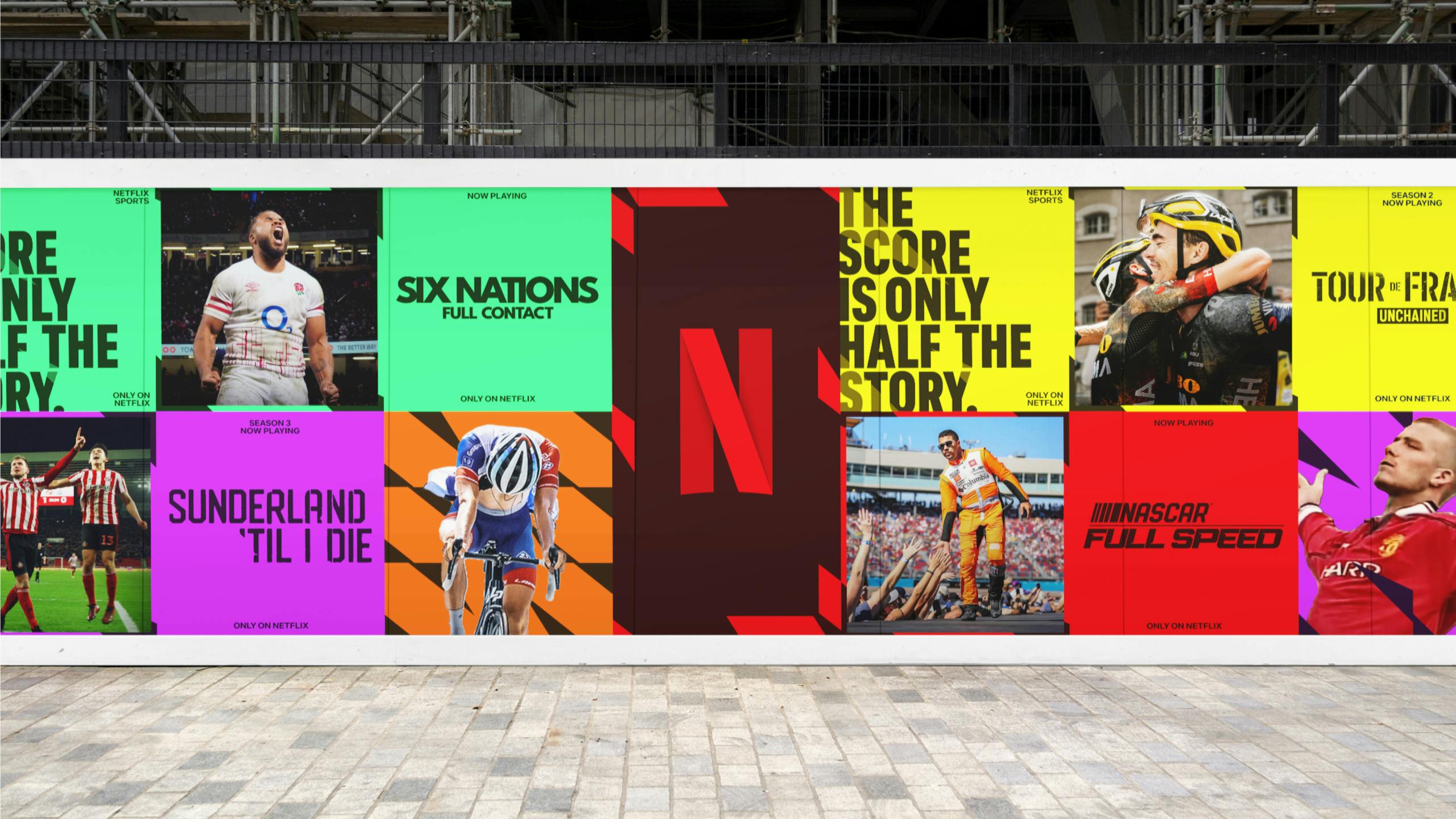 Study Hall’s thrilling (but human) branding of Netflix Sports