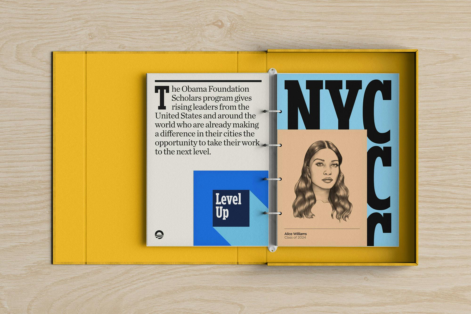 An optimistic new identity for the Obama Foundation