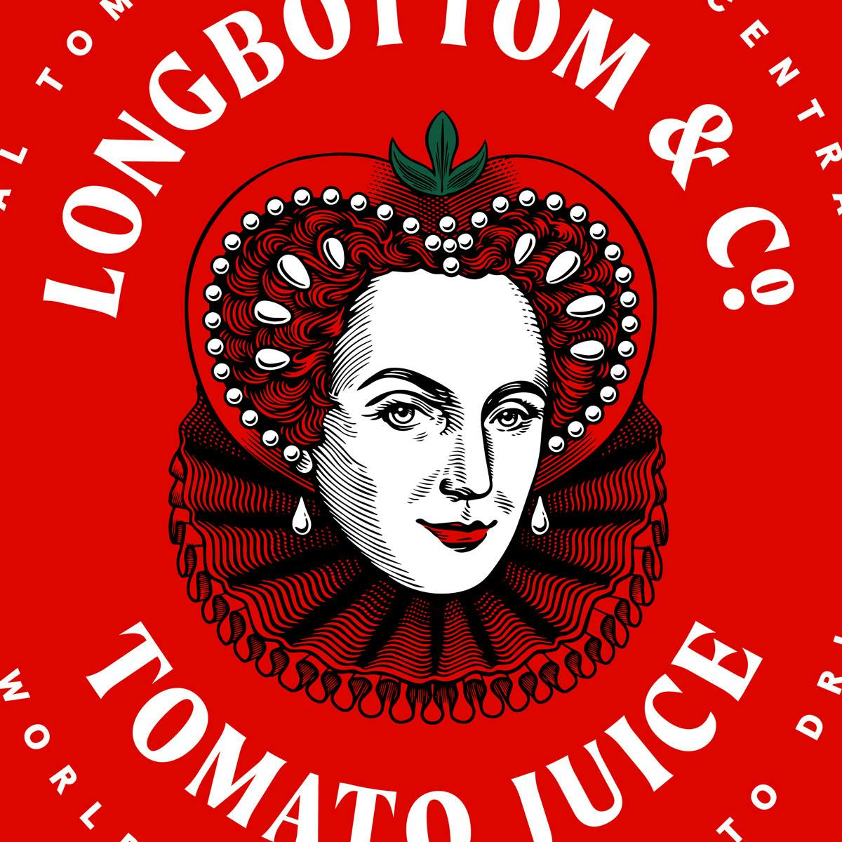 A fresh look for tomato juice brand Longbottom & Co