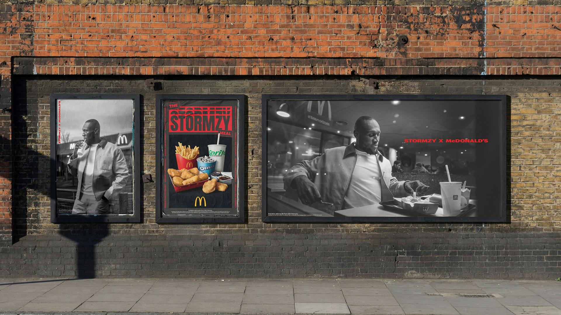 Stormzy takes over McDonald’s