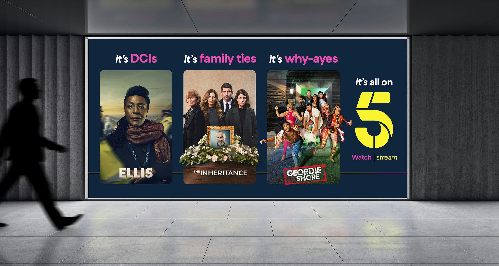 Channel 5’s brand refresh highlights its role in British culture