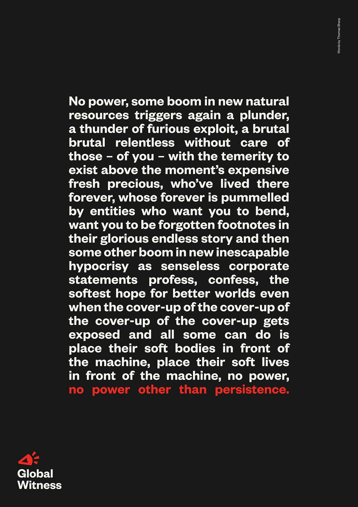 Global Witness launches a clean and confident identity