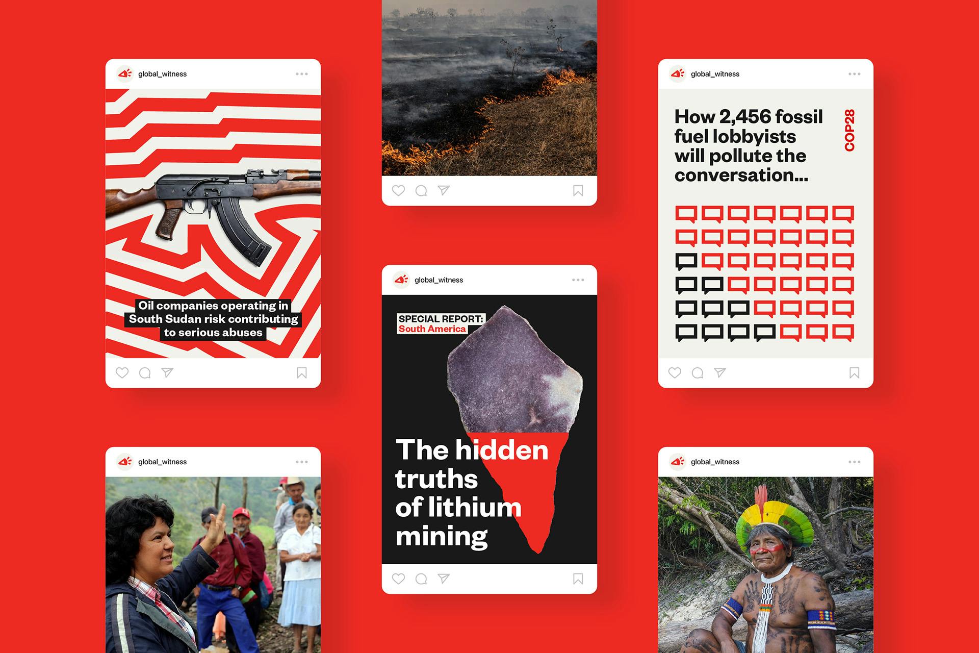 Global Witness launches a clean and confident identity