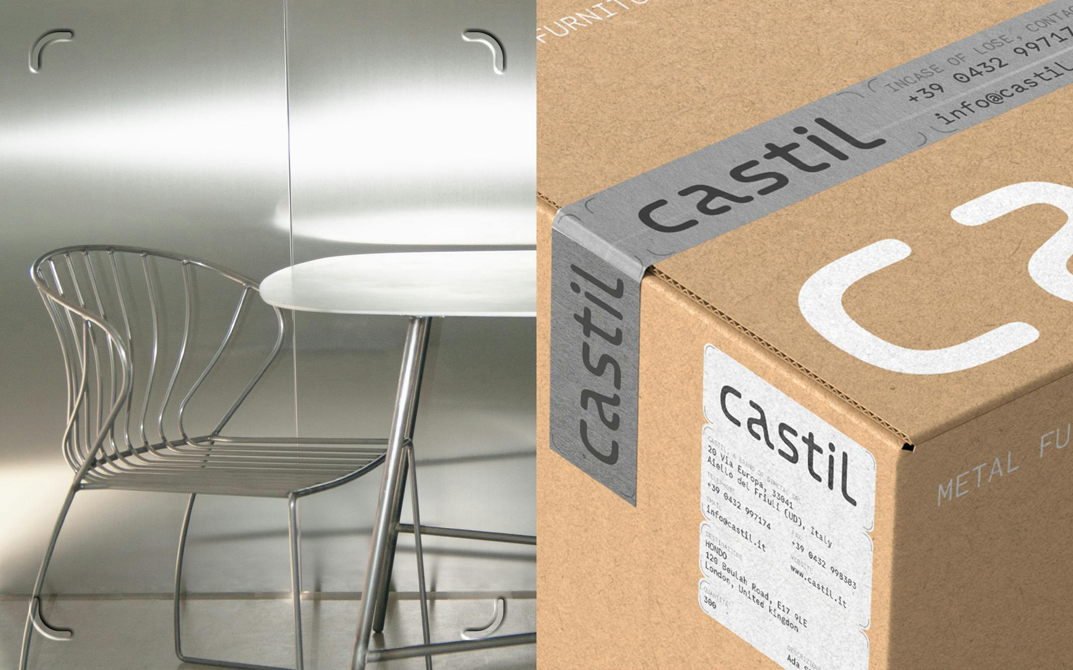 Castil furniture’s identity reflects its industrial production