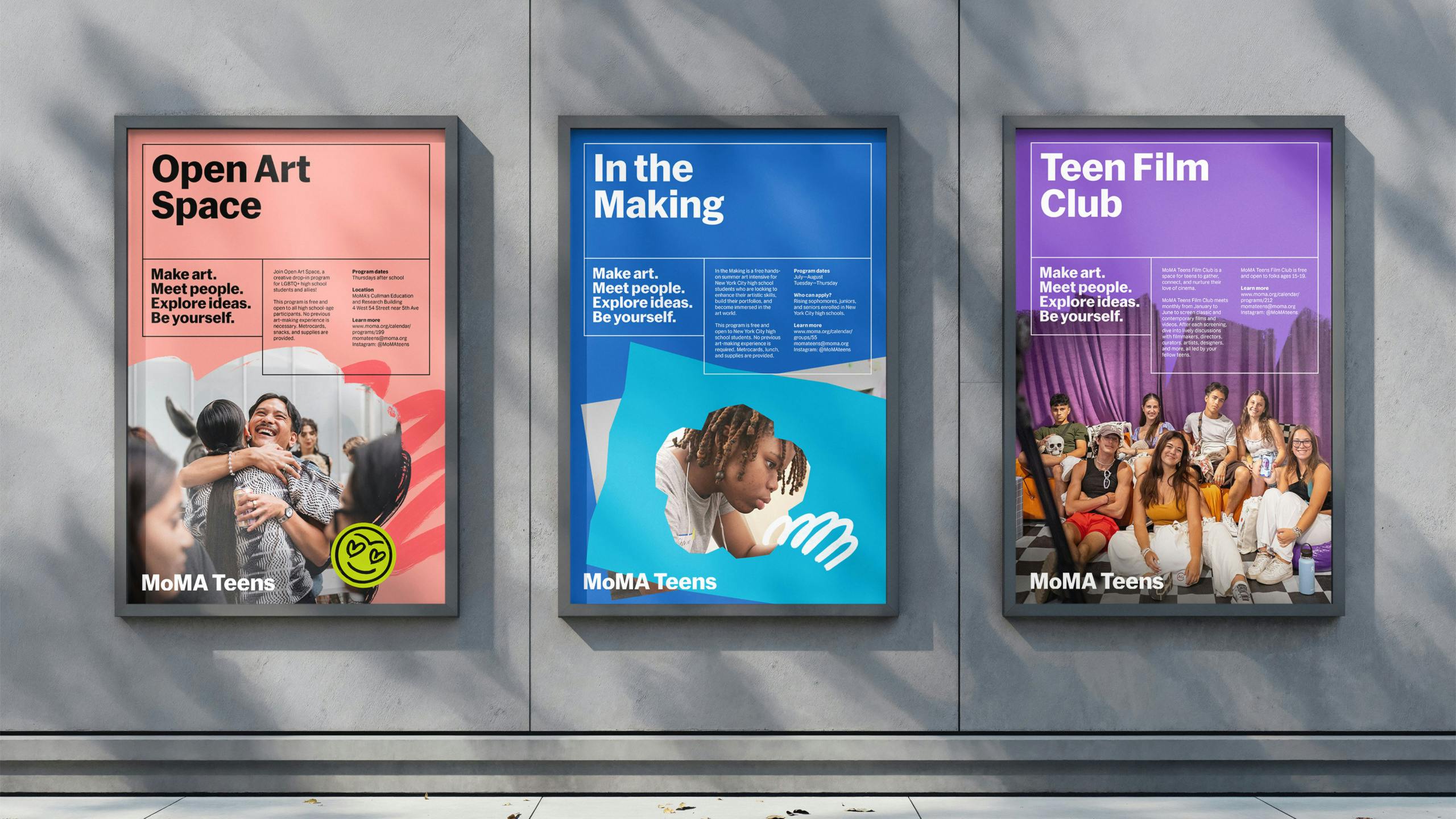Athletics playfully reworks MoMA’s youth programme branding