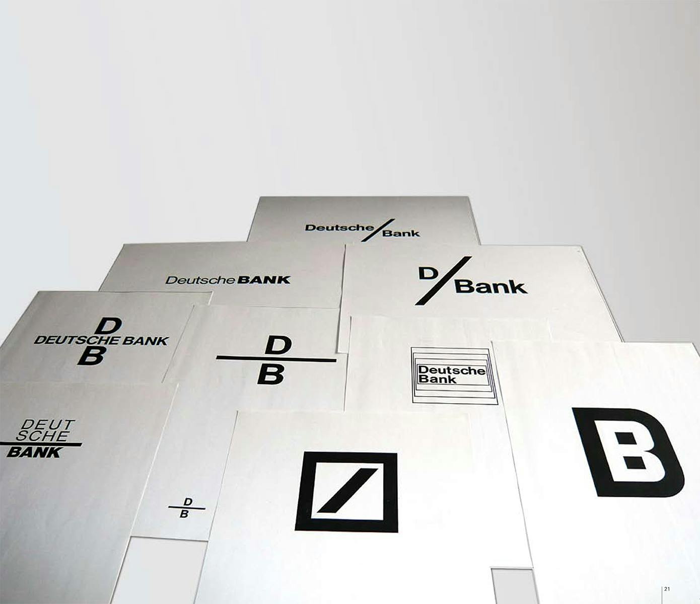 Deutsche Bank logo- Anton Stankowski - Creative Review