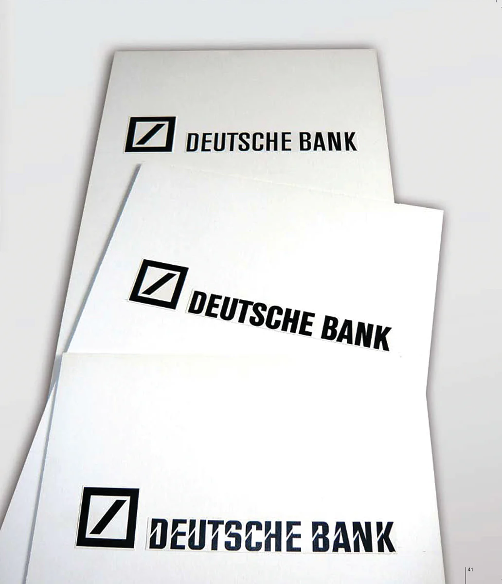 Deutsche Bank logo- Anton Stankowski - Creative Review