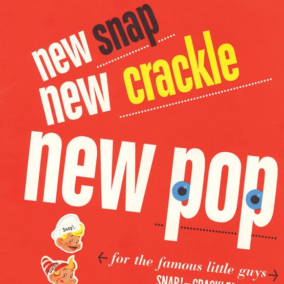 A history of Kellog’s Snap! Crackle! Pop! slogan - Creative Review