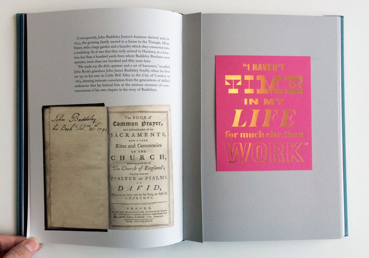 Printing company the Baddeley Brothers celebrated in new book