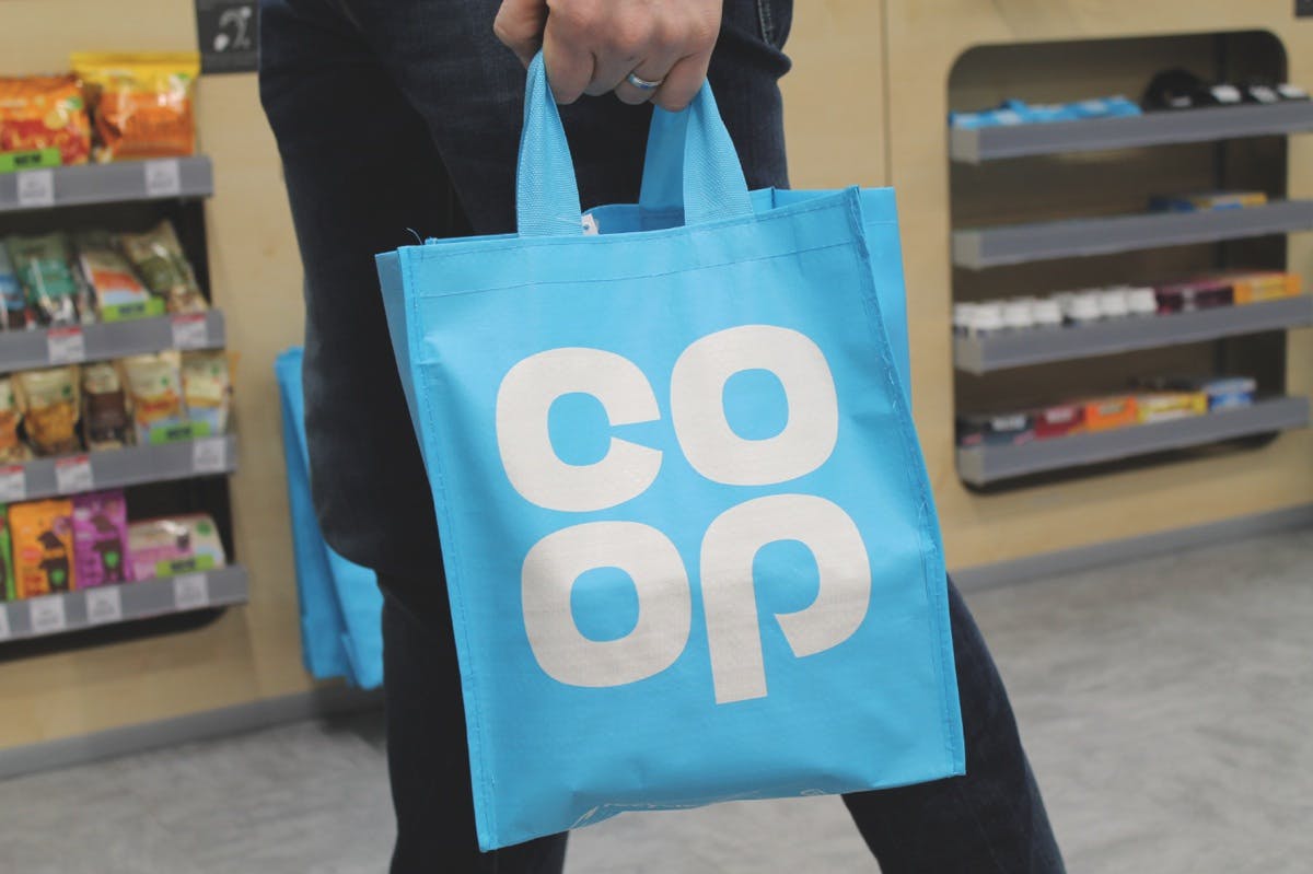 The Co-op returns to its clover-leaf logo from 1968