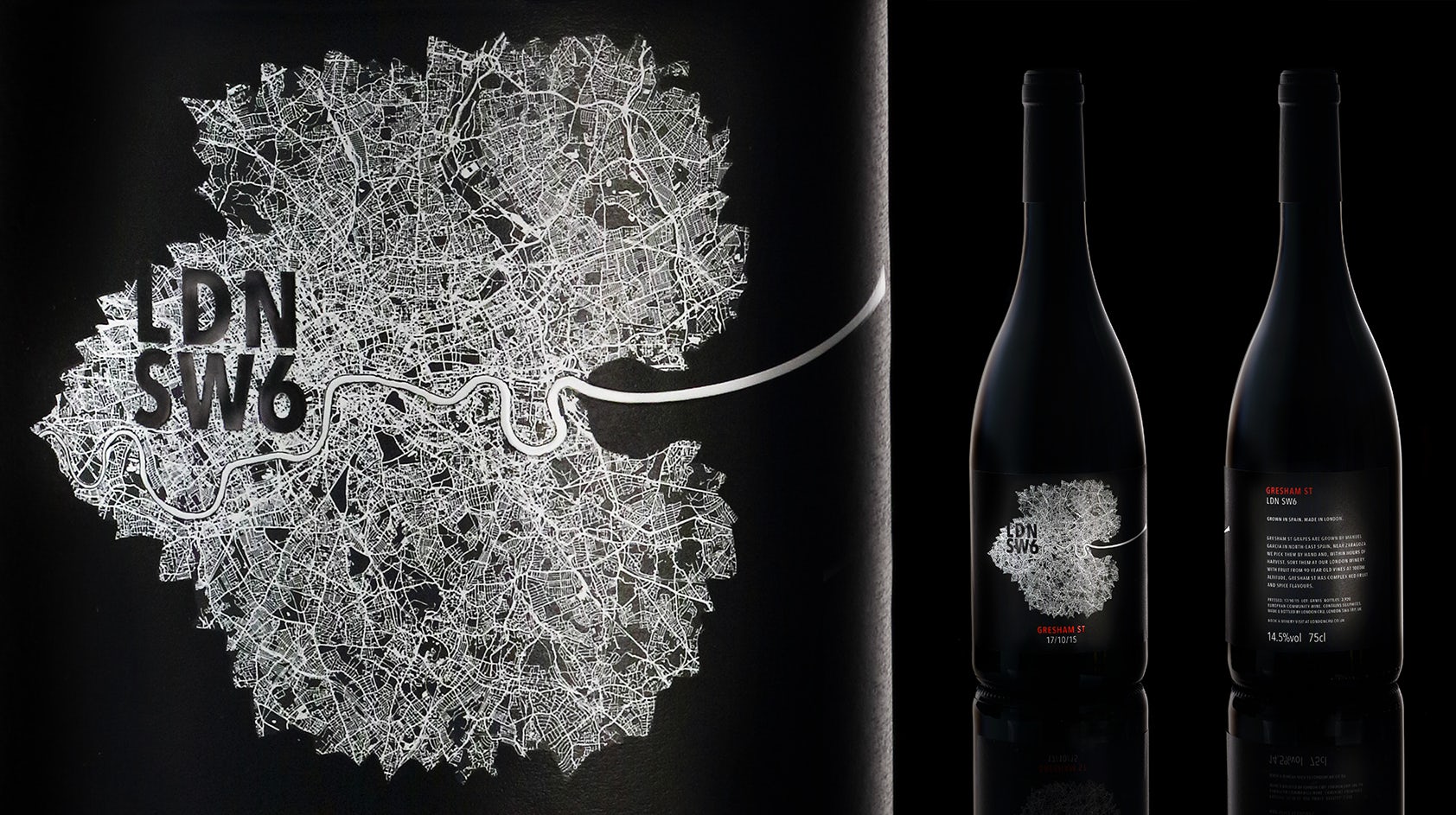 The Partners’ new brand identity for winery London Cru