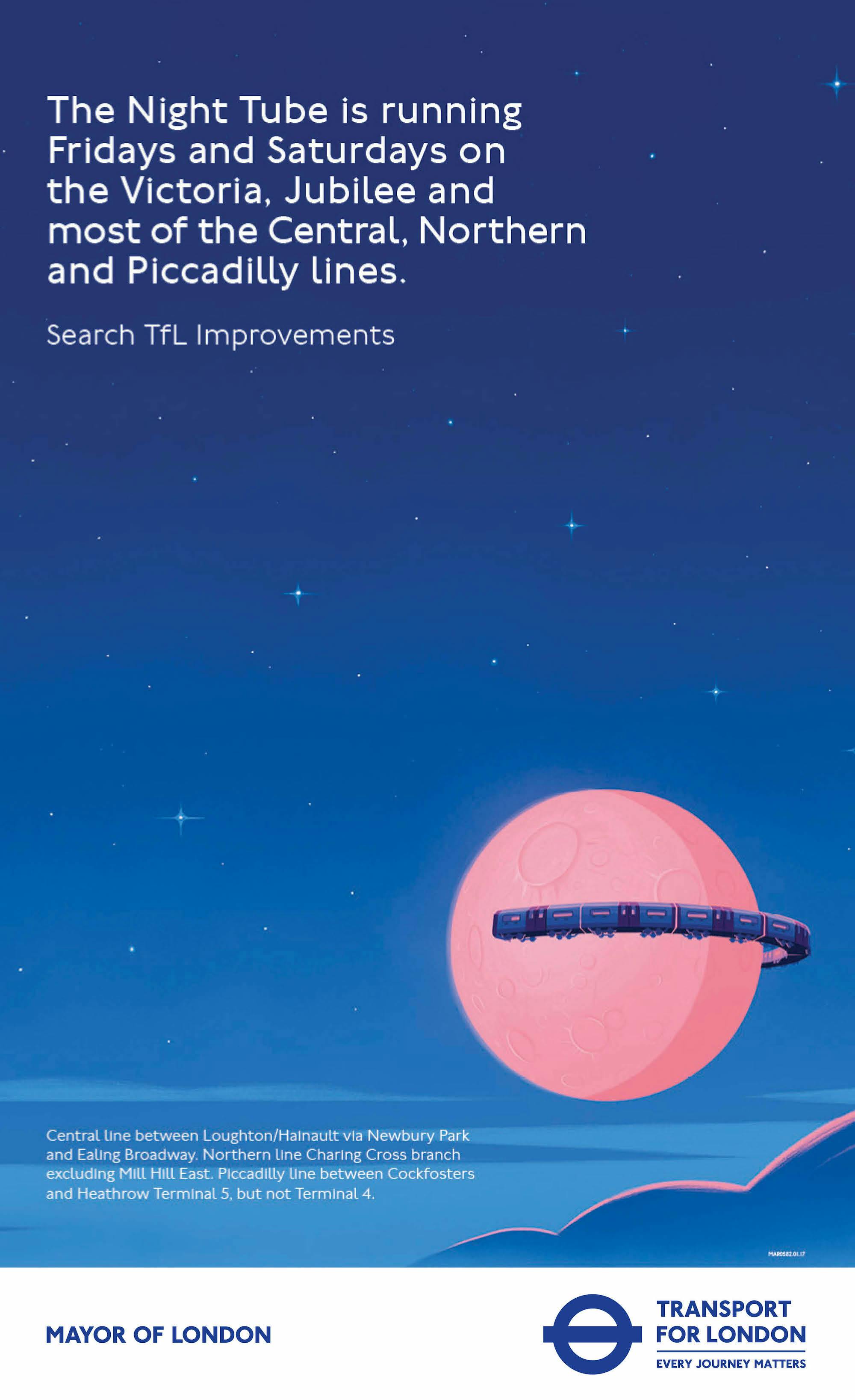 First TfL ads from VCCP - an illustration led campaign