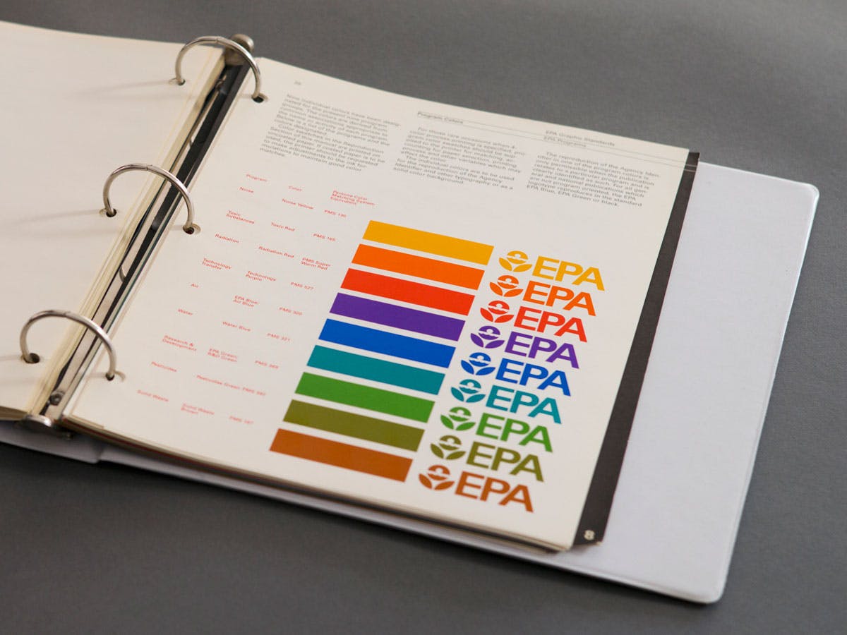 WORK: The 1977 EPA Graphic Standards System reissue