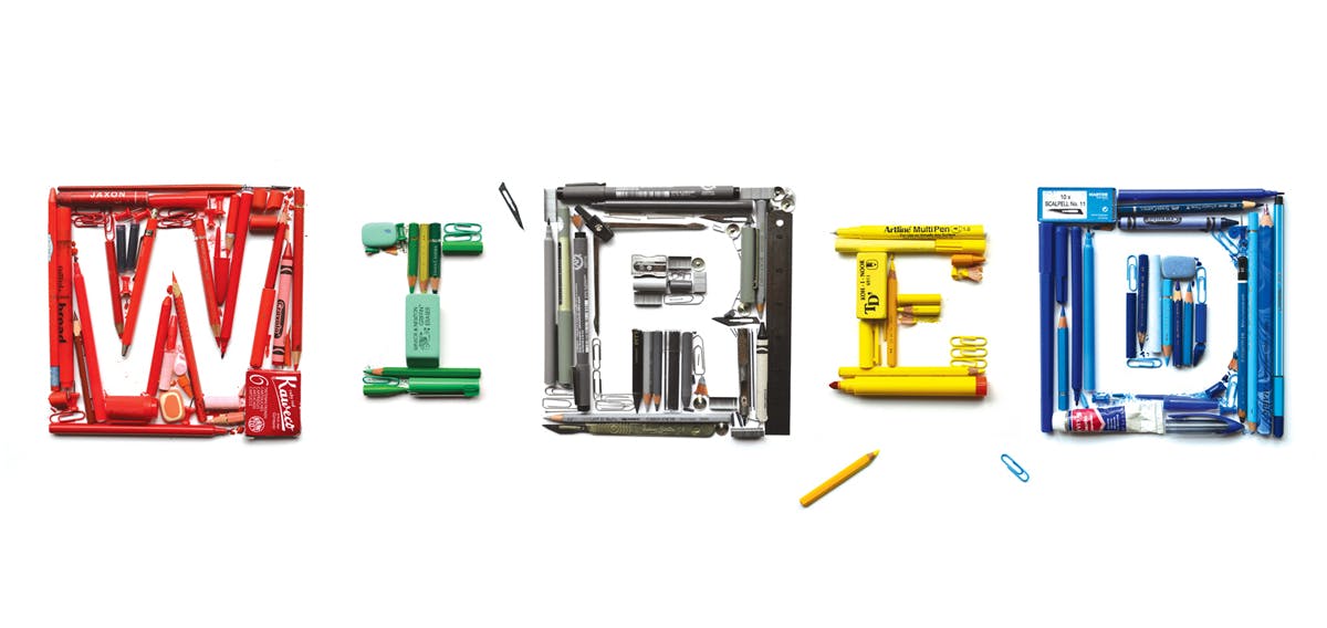 WORK: Wired UK masthead illustration by Alex Robbins