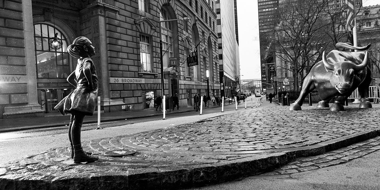 The story behind the Fearless Girl sculpture