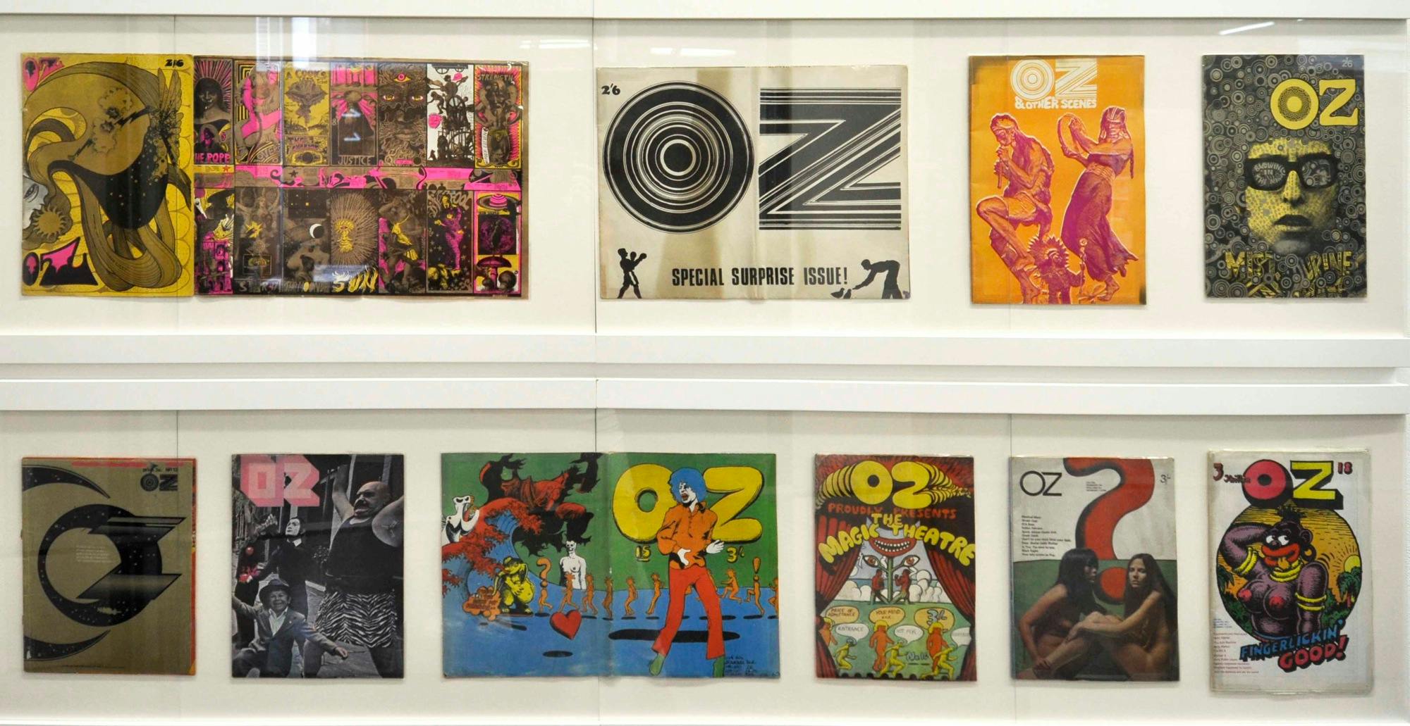 Unhinged graphic invention: Oz magazine in London