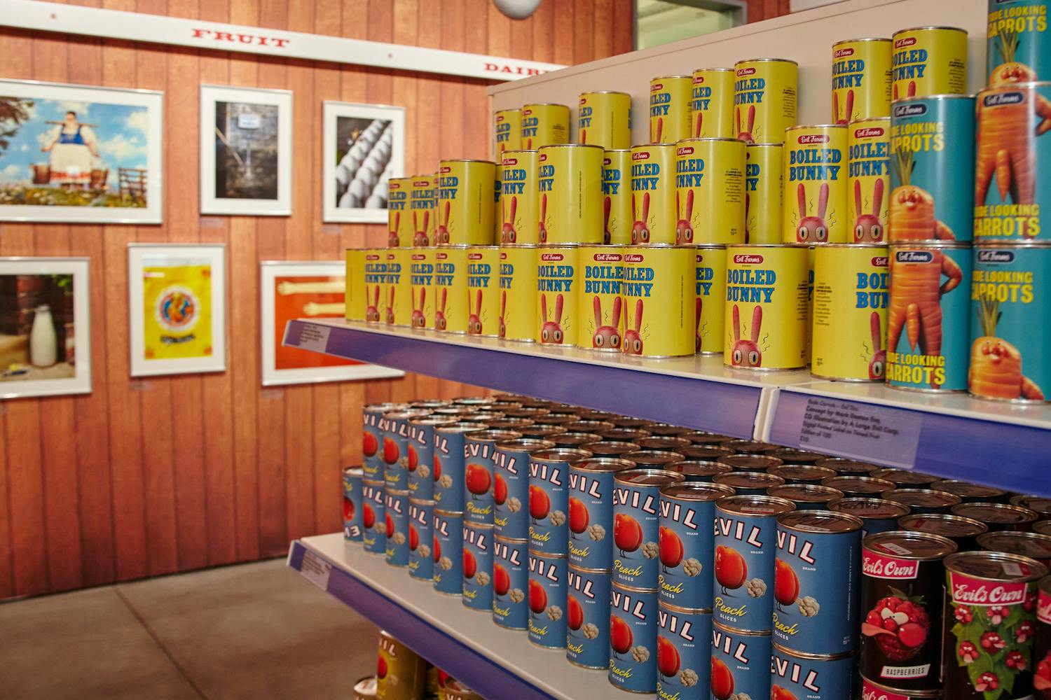 Mark Denton Esq. takes a turn as a cheeky grocer