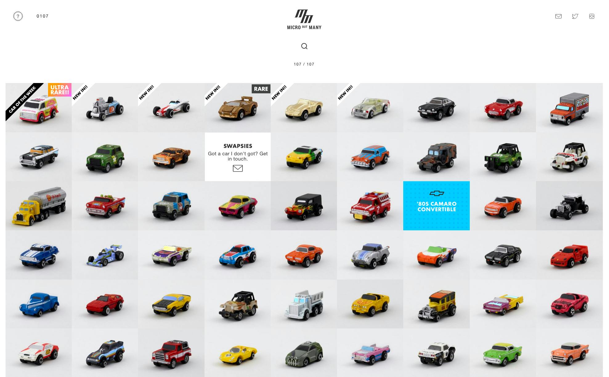 Micro Machines: new website catalogues the tiny toy cars