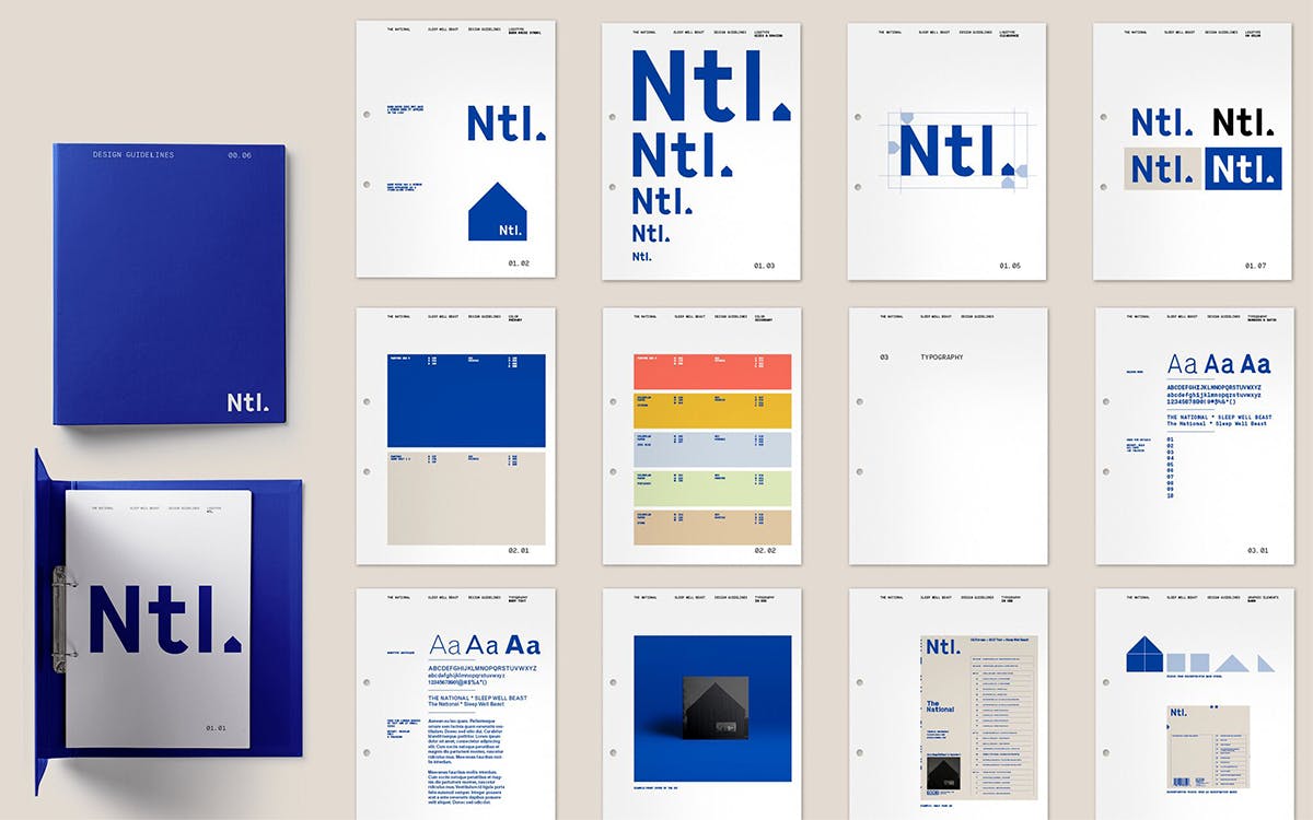 Pentagram work for The National takes wry look at corporate branding