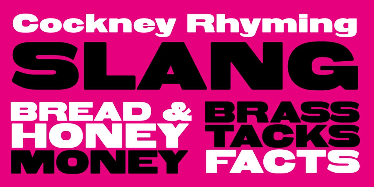 Typefaces for London
