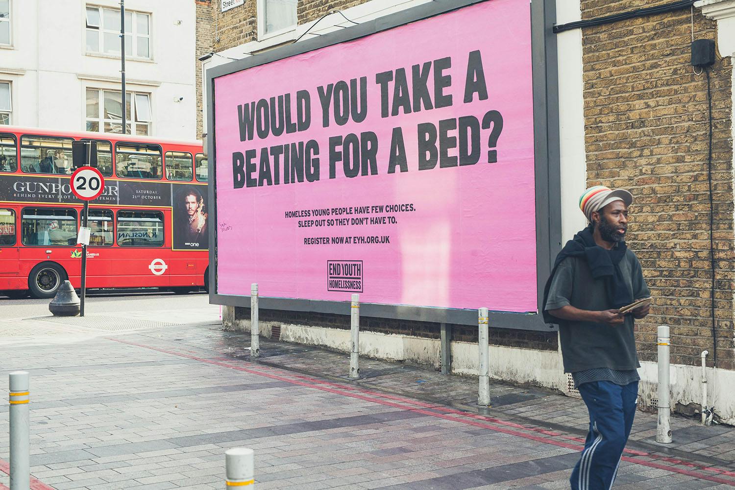 End Youth Homelessness launches hard-hitting poster campaign