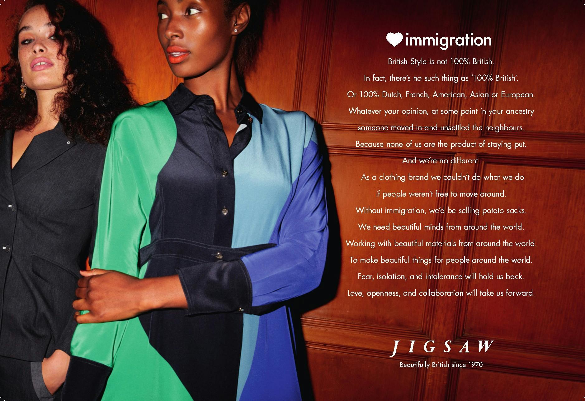 Jigsaw releases bold pro-immigration ad campaign