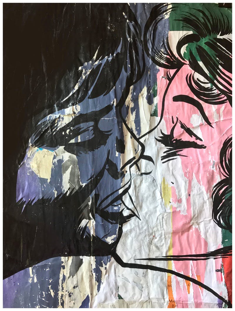 Artist Stephen Bliss brings torn poster artworks to new London show