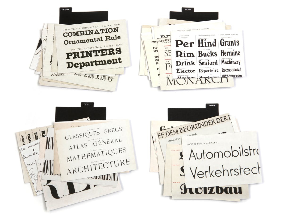 Tobias Frere-Jones’ Type Specimens