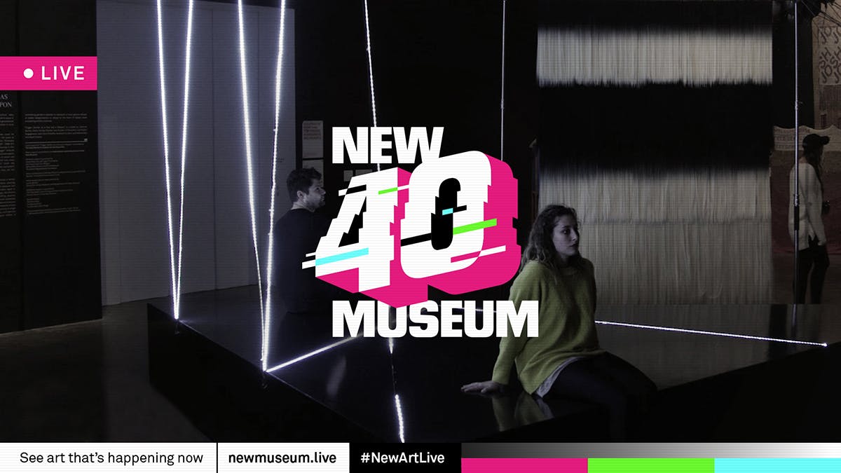 The New Museum streams art galleries live to the streets of New York