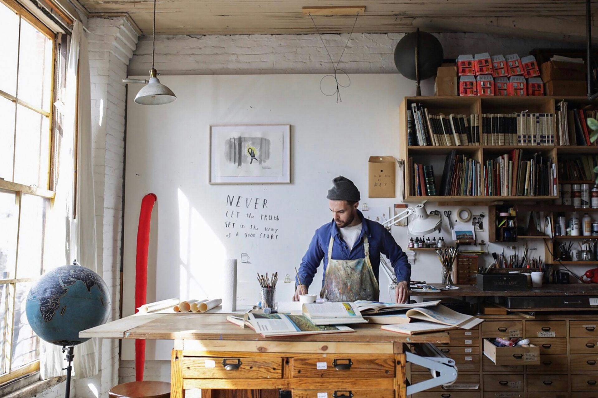 Oliver Jeffers on art, the universe and everything - Creative Review