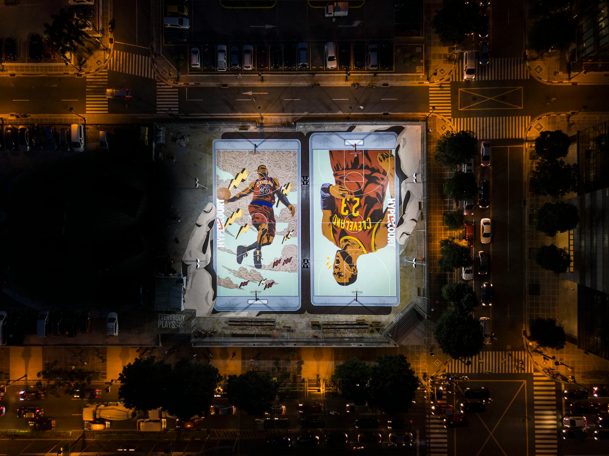 Arturo Torres creates stunning illustrations for Nike Hyper Court project