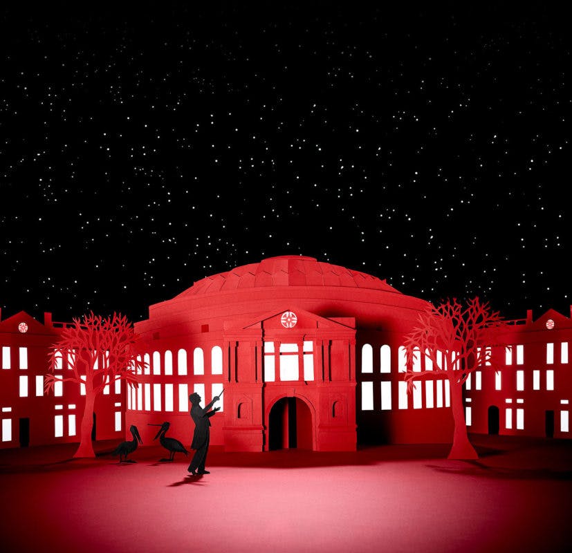 Helen Musselwhite recreates London landmarks in paper for Molton Brown