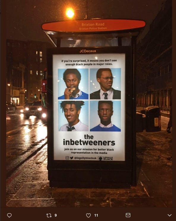 Legally Black posters replace movie stars with black actors