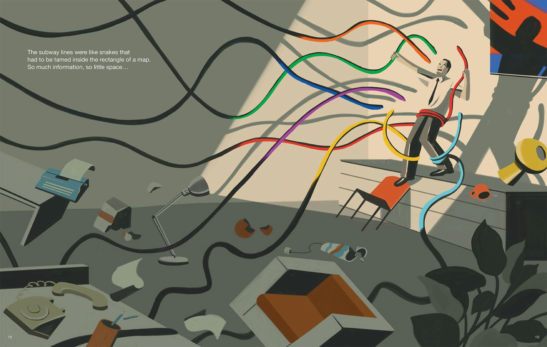The illustrated story of the New York subway map