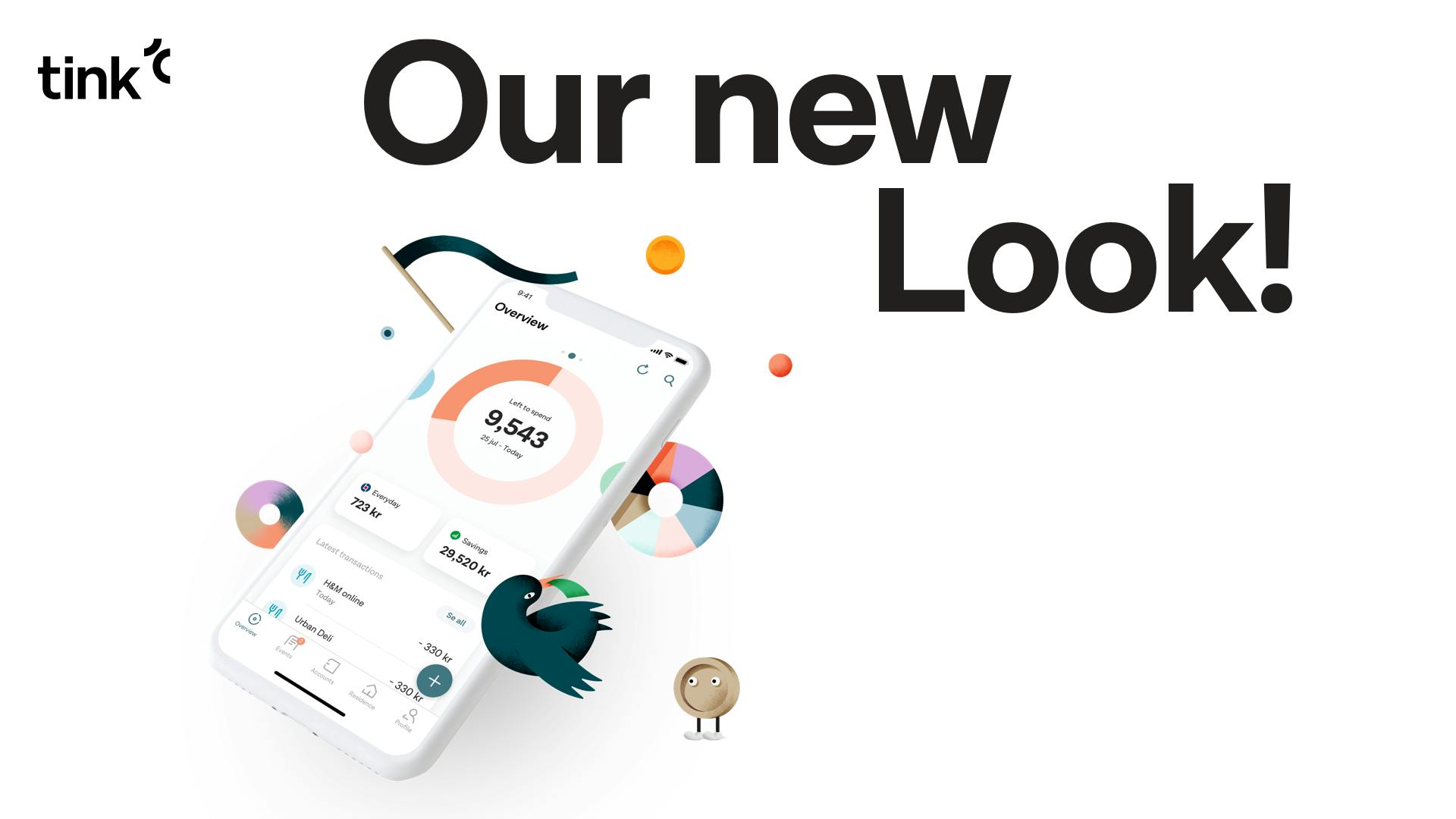 An unusually playful identity for fin-tech brand Tink - Creative Review