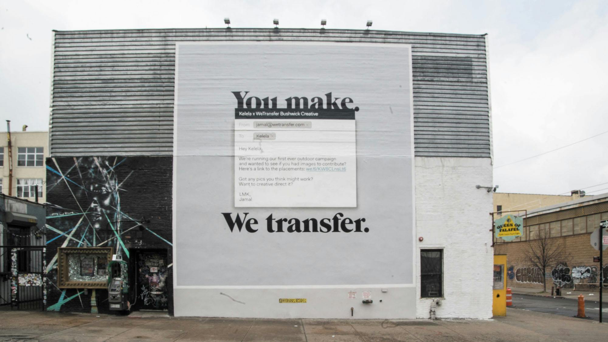 WeTransfer puts itself at the heart of creative process in new ads