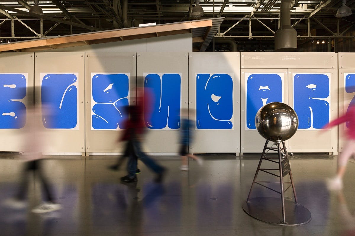 Collins pumps up the type for San Francisco inflatable art exhibition