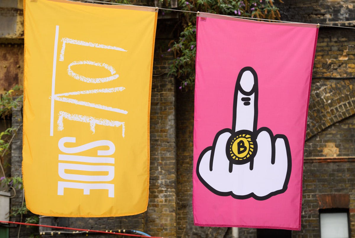 London’s Bankside celebrates its “otherness” with an array of new flag ...
