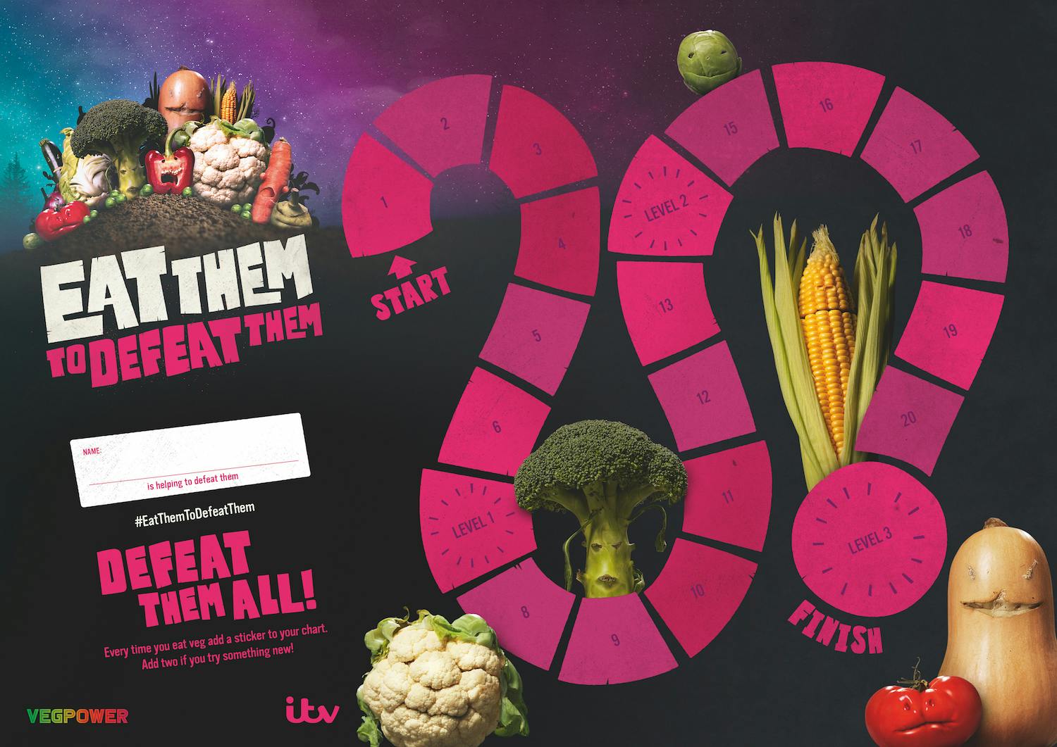 It’s kids vs. veggies in this fun new spot from ITV and Veg Power