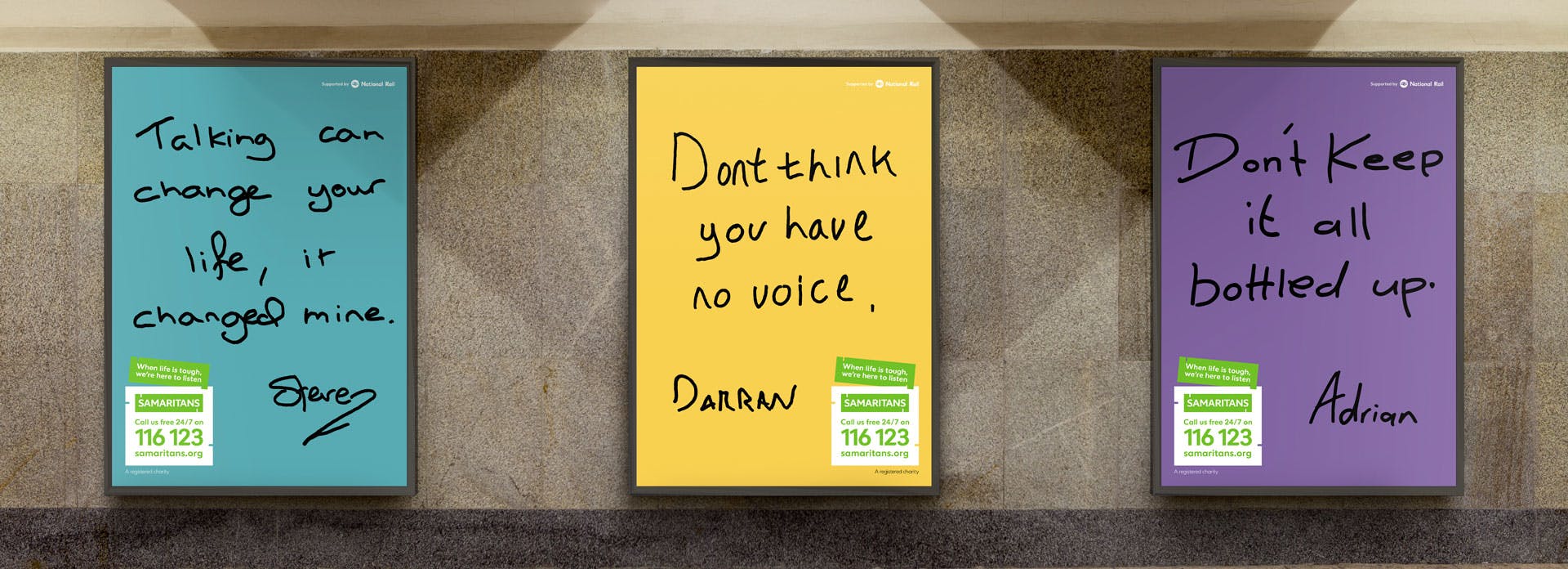 Samaritans tackles stigma around men seeking help in new campaign