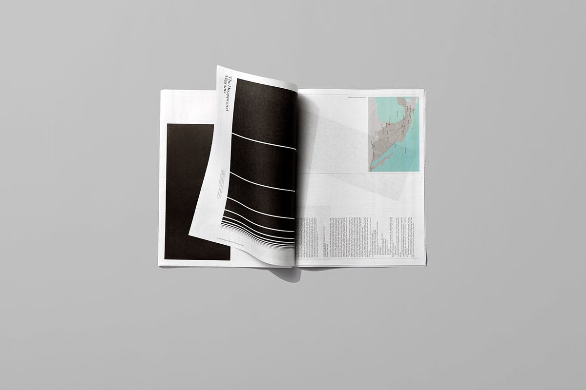 Lines Breaking Newspaper by Underline Studio