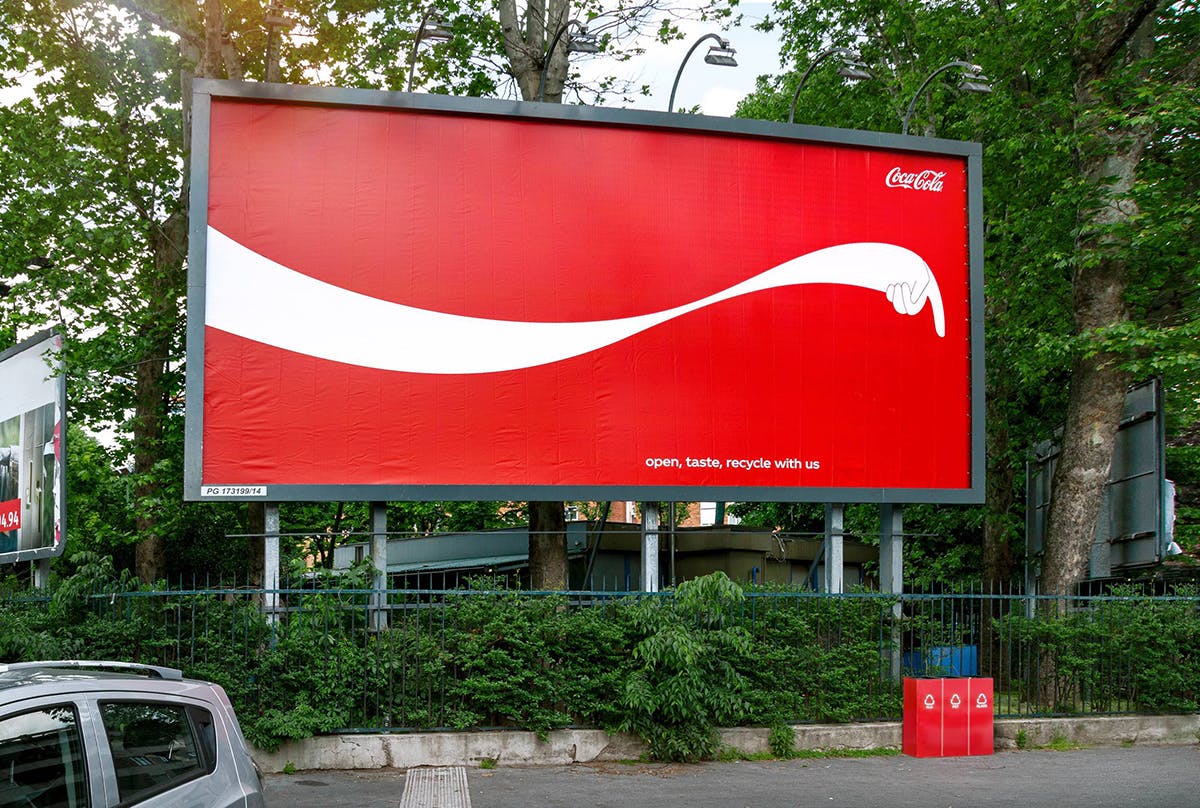Coca-Cola uses red to go green in new recycling campaign