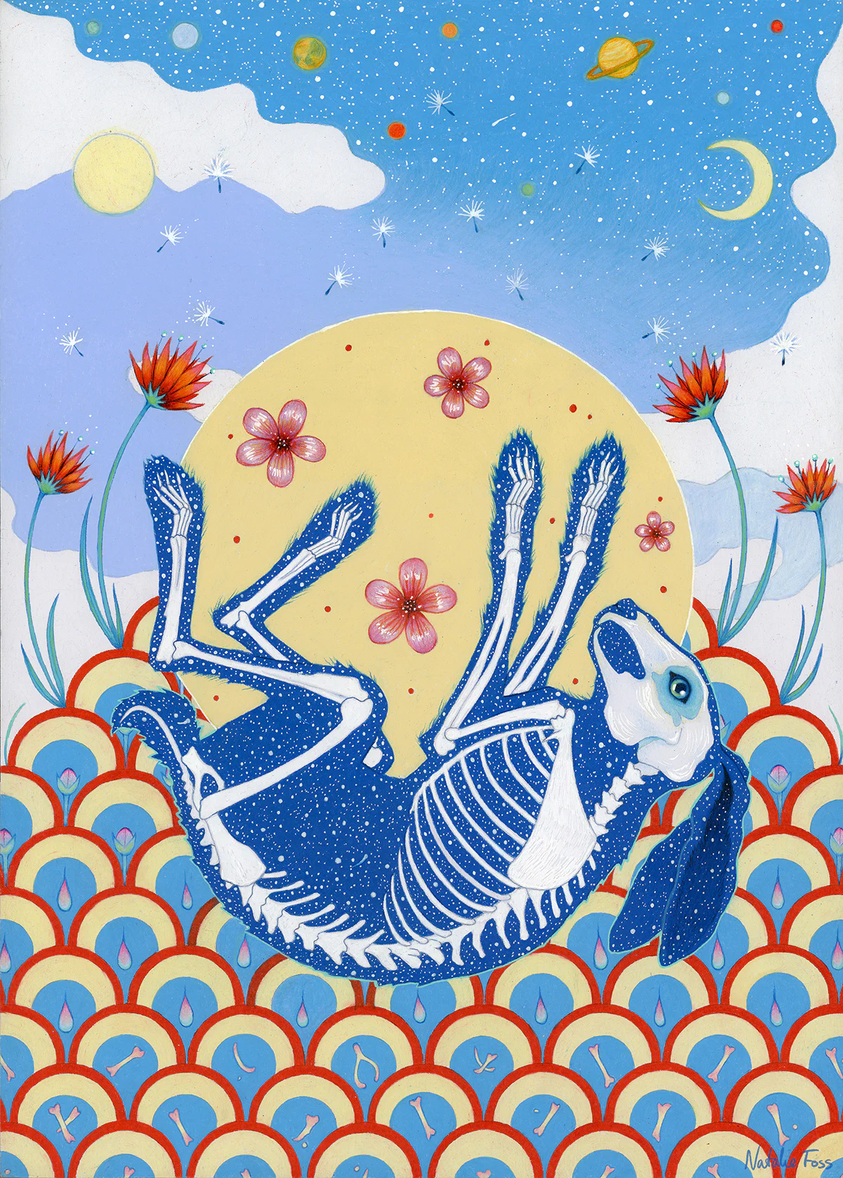 Natalie Foss on her mystical, 70s-inspired illustrations