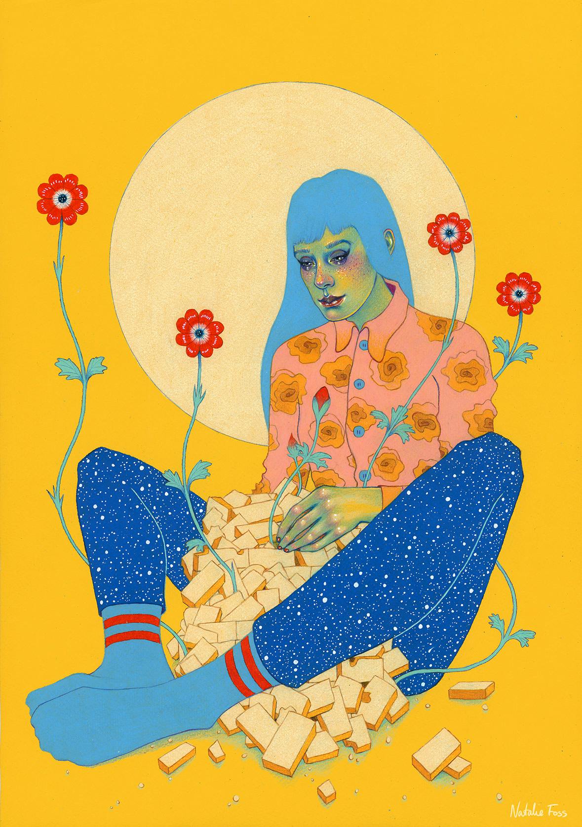 Natalie Foss on her mystical, 70s-inspired illustrations