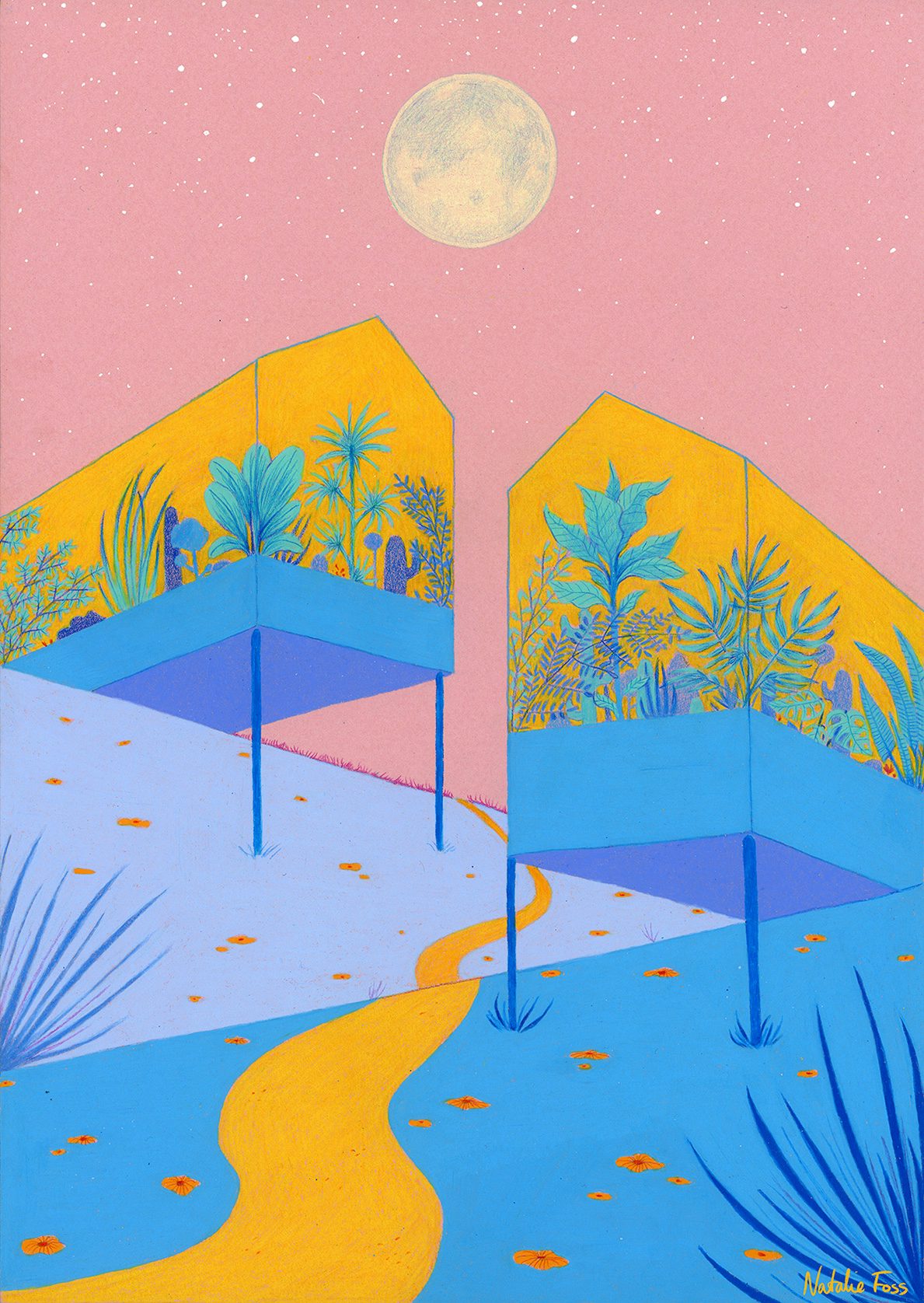 Natalie Foss on her mystical, 70s-inspired illustrations