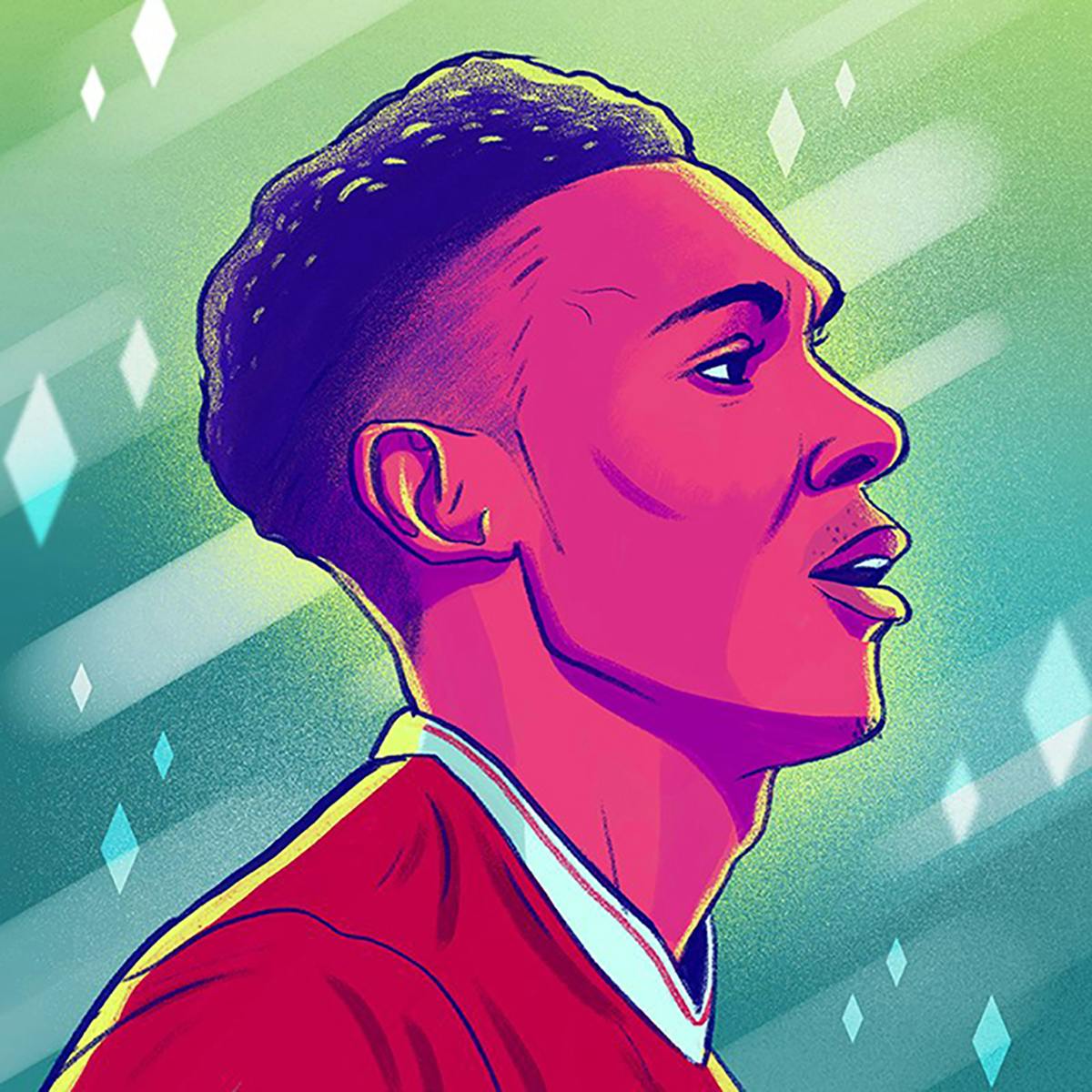 Football illustrator Dan Leydon on his bright, often humorous creations