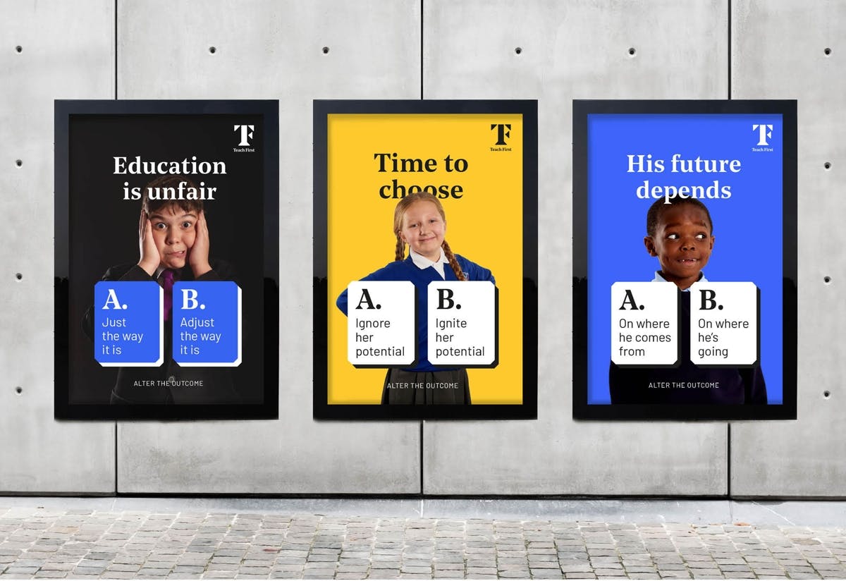 Teach First rebrands with a snappy new identity by Johnson Banks